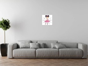 Gario Obraz s hodinami Tančící baletka Rozměry: 40 x 40 cm