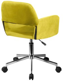 Kancelářská židle Odalis (žlutá). 1069469