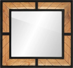 vidaXL Koupelnové zrcadlo 60 x 1 x 55 cm masivní akáciové dřevo [372750]