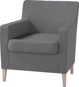 Potah na křeslo IKEA Karlstad barva šedá látka pletený vzor