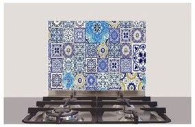 Samolepící dekorace za sporák nehořlavá - Azulejos modrý
