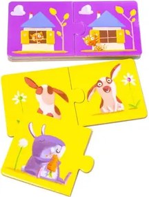 DJECO Puzzle Protiklady / 12x2 dílků / od 3 let