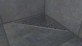 B-TRIANGL 30 Chrom Odtoková vpusť rohová