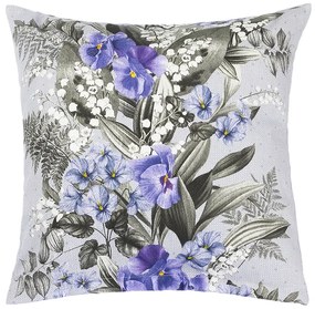 Bellatex Povláček GITA 45x45 cm Maceška fialová, šedá