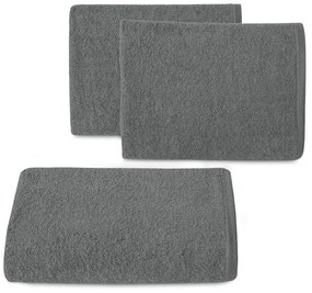 Klasický šedý bavlněný ručník TIANA1 Rozměr: 50 x 100 cm