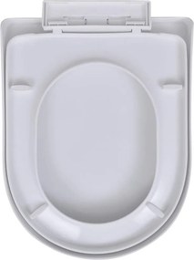 WC sedátka s funkcí pomalého sklápění 2 ks bílá plastová 275928