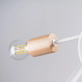 Sollux Lighting Lustr EMBER 5 bílý