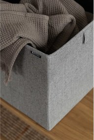 Šedý látkový úložný box 32x31,5x31,5 cm Soft Storage Cube – Bigso