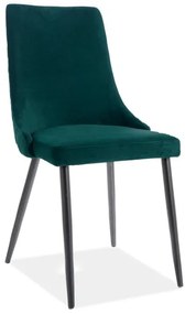Jídelní židle Polly (zelená + černá). 1050714