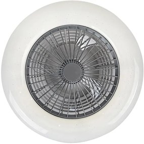 Rabalux - LED Stmívatelné stropní svítidlo s ventilátorem LED/30W/230V + DO
