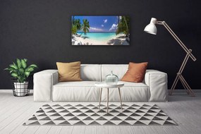 Obraz na plátně Moře Pláž Palma Krajina 120x60 cm