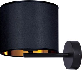 Kaja Auro nástěnné svítidlo 1x40 W černá K4328