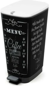 Kis Koš na odpad Chic Bin L - Coffee Menu, 60L