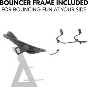 Hauck Křesílko Alpha Bouncer Premium Dark Grey k židli Alpha+/Beta+