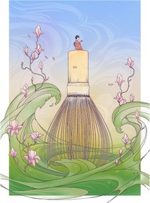 Katarina Kratochvílová | Matcha Rám: Černý, Velikost: 60 x 40 cm