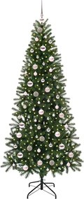 Umělý vánoční stromeček Zelená 210 cm PE a PVC 3397369