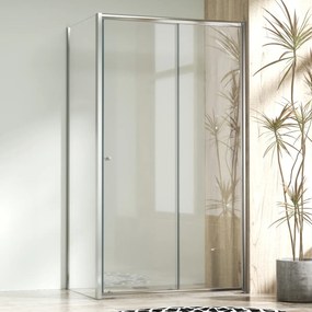 NICOL COMBI Chrom 100x100 čiré Sprchový kout s posuvnými dveřmi
