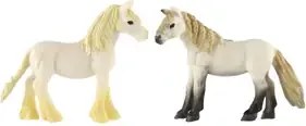 TEDDIES Koně / 6 ks / plast / 6-7 cm / od 3 let