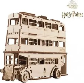 Ugears 3D dřevěné mechanické puzzle Harry Potter Rytířský autobus / od