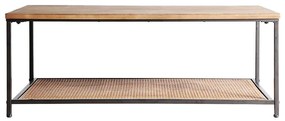 Konferenční stolek karin 110 x 60 cm hnědý MUZZA