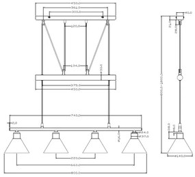 Stropní osvětlení Pepe