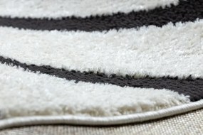 Dywany Łuszczów Kusový koberec Mode 8631 geometric cream/black ROZMĚR: 160x220
