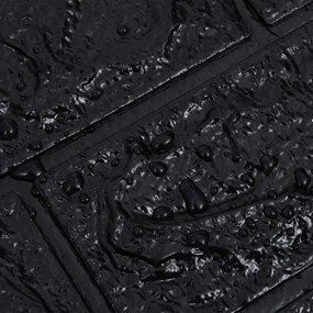 3D tapeta cihly samolepící 20 ks černá 150725