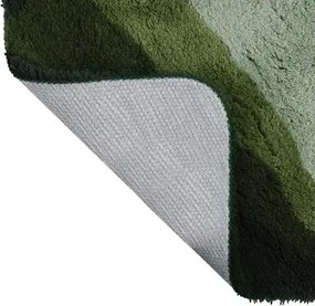 SPIRELLA Koupelnová WC předložka KALI zelená / akryl / 55 x 55 cm