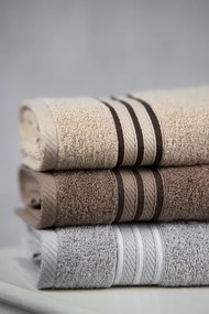 PEMITEX Ručník a osuška RELAX 575 g/m2  Ručník RELAX 50x90 cm světle šedá