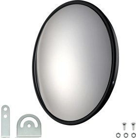 Dopravní zrcadlo Wiltec – 30 cm, černá (65785)