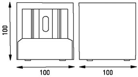 LED Venkovní nástěnné svítidlo TILL LED/6W/230V IP44