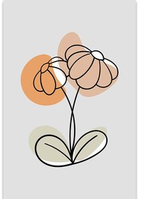 Obraz minimalistický květ No1 - 80x120