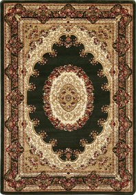 BE Koberec Adora 5547 GREEN - zelený obdélníkový Rozměr: 80x150 cm