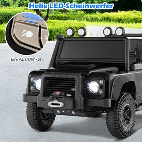 Costway Elektrické autíčko Land Rover Defender dětské elektrické vozítko