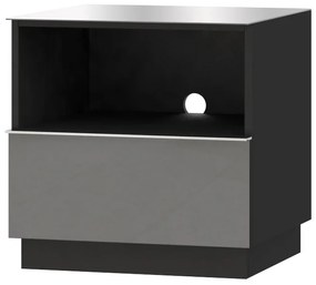 Závěsný TV stolek Henry Typ 37 (šedá + šedý vysoký lesk). 1030287