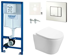 Cenově zvýhodněný závěsný WC set Grohe do lehkých stěn / předstěnová montáž+ WC SAT Infinitio SIKOGRSIN2S