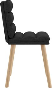 Jídelní židle 6 ks černé textil 3315665