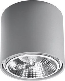Stropní svítidlo SOLLUX Tiube GU10 1x40W bez zdroje SL.0696 šedá