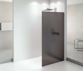 Polysan Architex - Sprchová stěna 136,2x210 cm, Antidrop, kouřové matné sklo/chrom AXC140SM