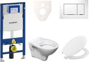 Cenově zvýhodněný závěsný WC set Geberit do lehkých stěn / předstěnová montáž+ WC S-Line S-line Pro 111.300.00.5NR5
