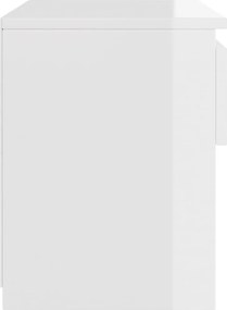 vidaXL Noční stolek 40 x 30 x 39 cm dřevotříska [803455] Barva: Betonová šedá