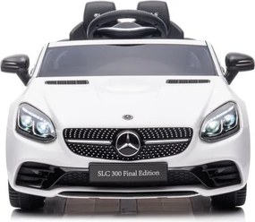 LEAN CARS Elektrické autíčko Mercedes SLC 300 LED MP3 bílé