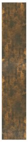 Petromila Knihovna/dělicí stěna kouřový dub 60x30x166 cm kompozitní dřevo