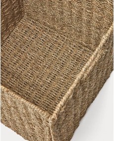 Košík do regálu z mořské trávy 32x32x33 cm Tossa – Kave Home