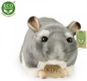 RAPPA Plyšová činčila 22 cm / ECO-FRIENDLY / od 0 měsíců