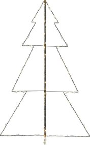 Vánoční stromek kužel 240 LED diod dovnitř i ven 118 x 180 cm 328581