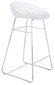 Smatrik stool čirá / chrom Kartell