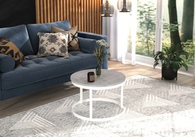 ADRK Furniture Konferenční stolek RINEN CT-RNN-W-BE