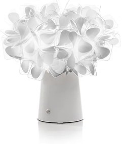 Slamp Stolní LED lampa CLIZIA BATTERY - MAMA NON MAMA Barva: Bílá, Barva podstavce: bílá