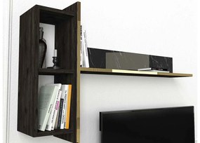 Designová TV sestava Sakeena černá